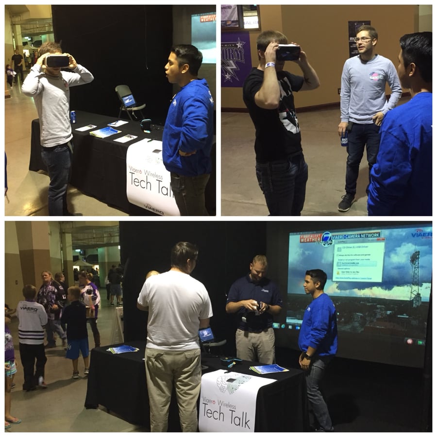 Kearney Crowd Tests VR Goggles & GO Watch at Viaero Center
